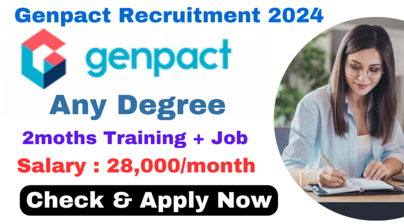 ఫ్రెషర్స్ కి Genpact లో భారీగా ఉద్యోగాలు | Genpact Recruitment 2024 ... ఫ్రెషర్స్ కి Genpact లో భారీగా ఉద్యోగాలు | Genpact Recruitment 2024 ...